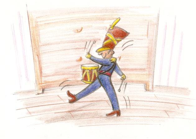 Niños marchando para colorear - Imagui