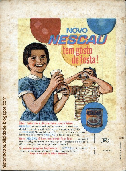 Conselheiro X : Nescau existe desde 1932 e foi criado no Brasil
