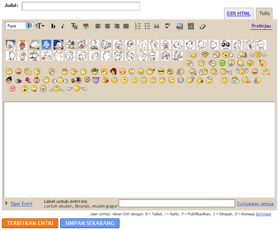 MY FAVORIT BLOG: smiley toolbar in blogger