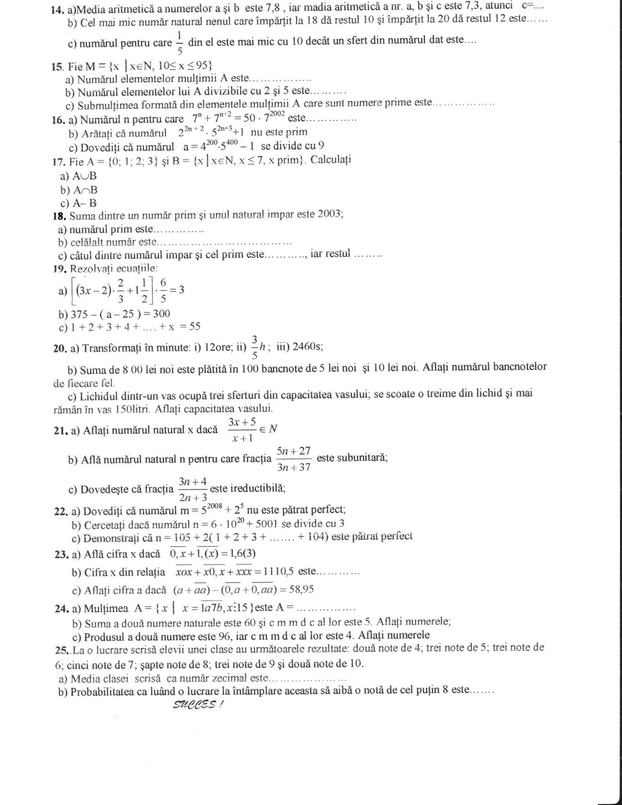 Informati matematice: Poze cu fise de lucru