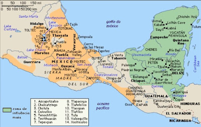 Civilização Maia: Localização Maia