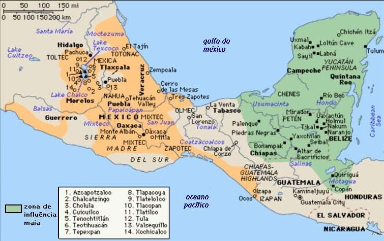 Civilização Maia: Localização Maia