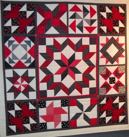 I Quilt Scarlet and Gray: Marti Michell Perfect Patchwork Templates
