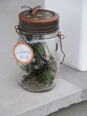 shelley b decor and more: Lot of 6 fire fly jars!