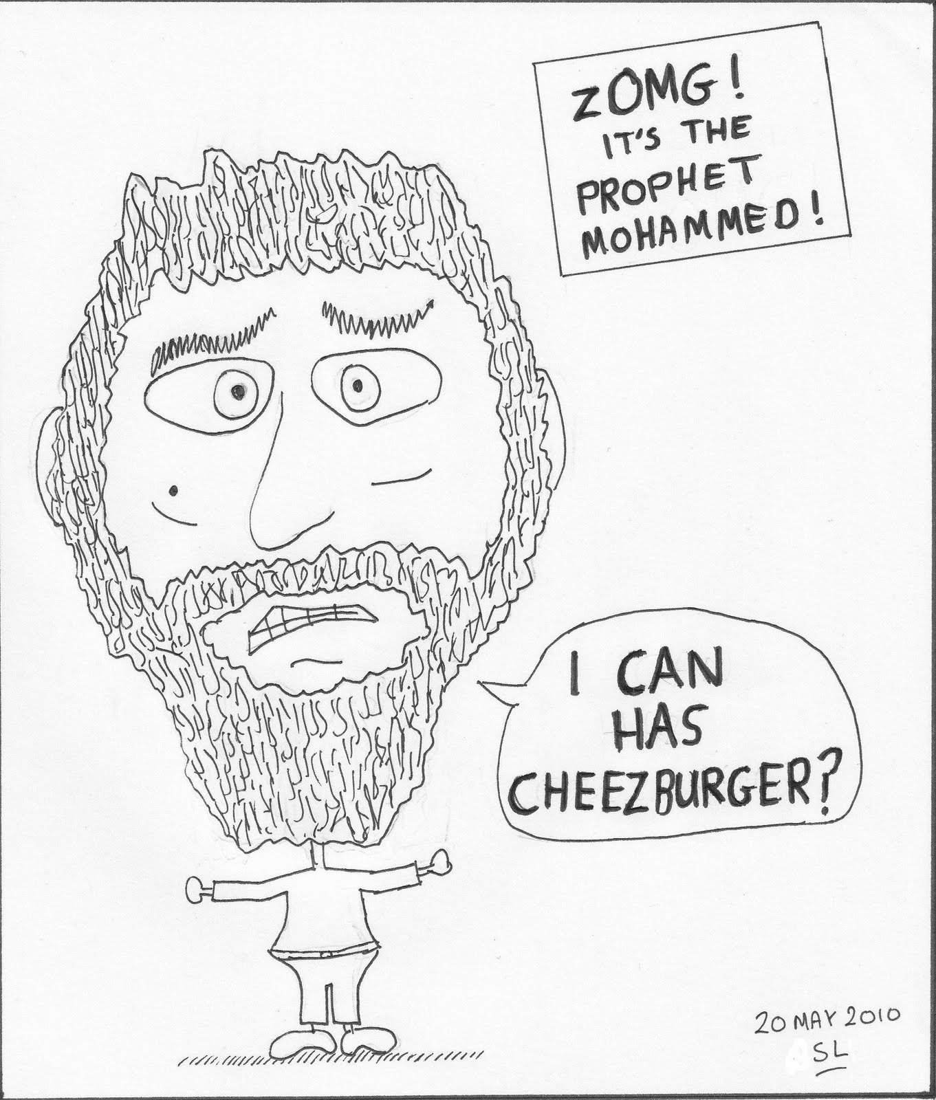 Sceptical Letter Writer: Everybody Draw Mohammed Day