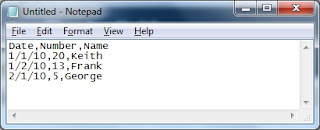 Computer Tips: Using Notepad to create an Excel spreadsheet