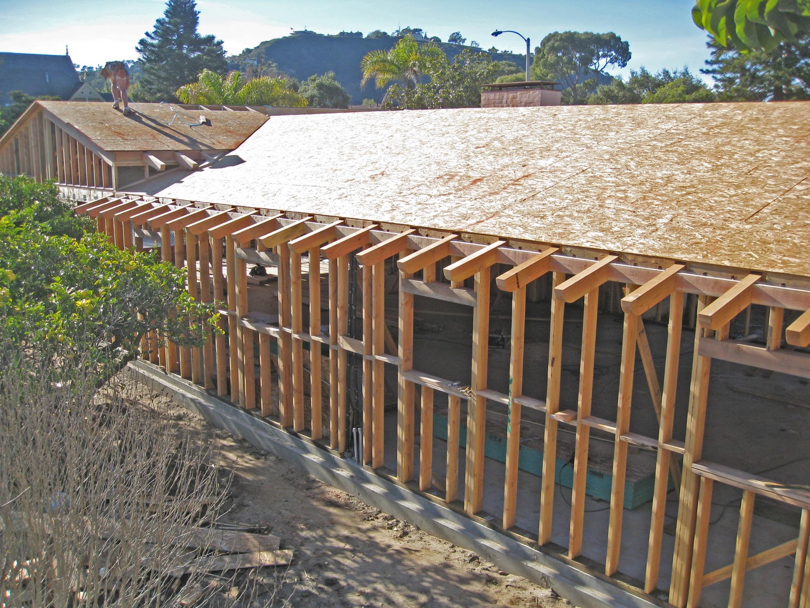 SBCGS Construction Updates: WE Have Rafter Tails and the Beginnings of ...