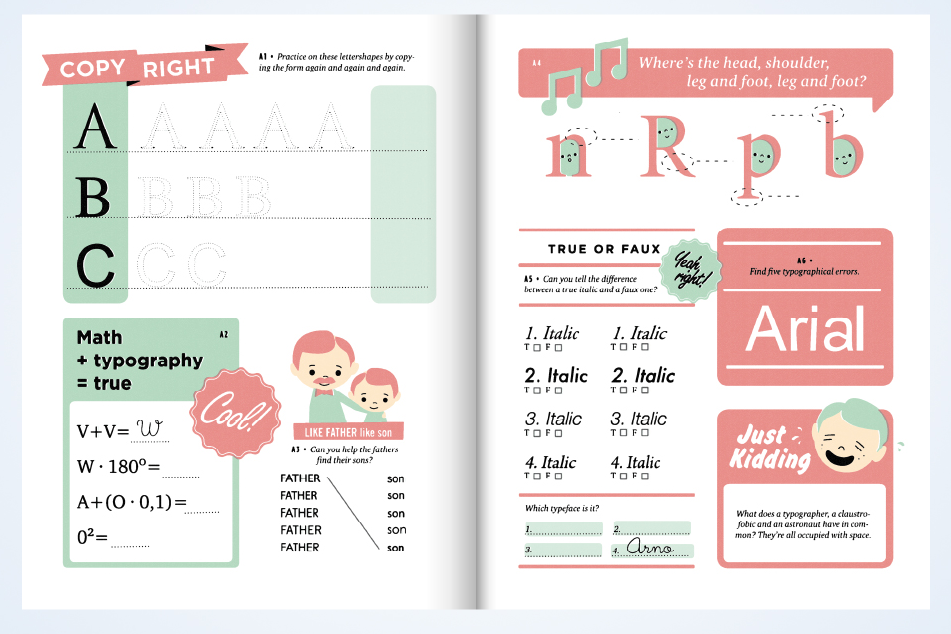 design, paper n' ink: Typography Activity Fun Book