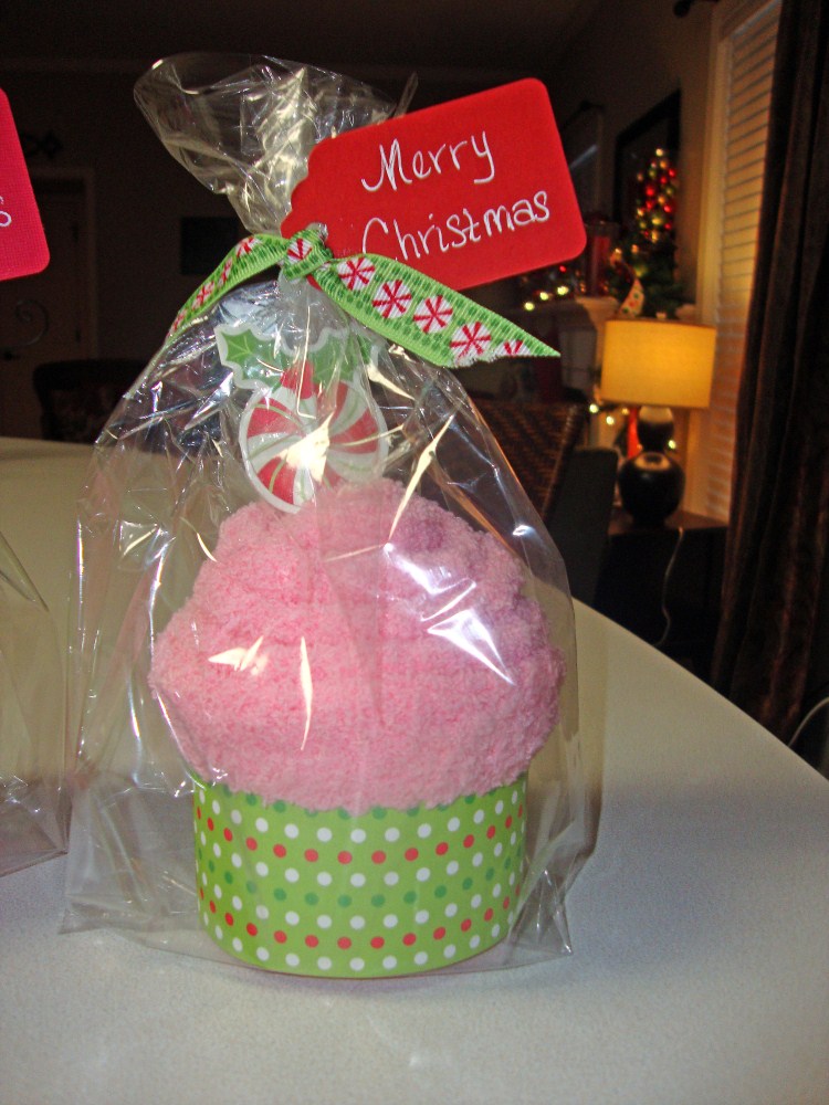 Kreations Done By Hand: Cute Sock Cupcake Stocking Stuffer