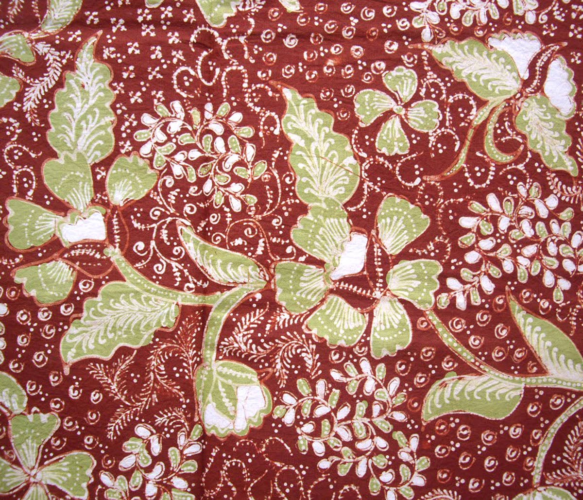 Batik Tulis Lasem: Green Flora