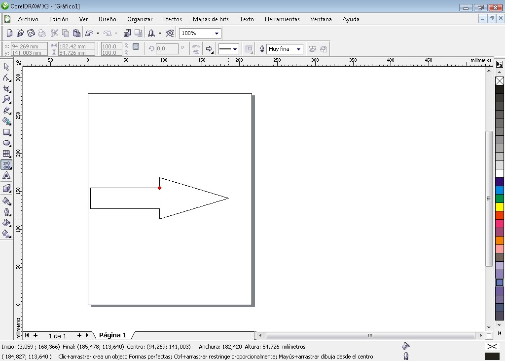 corel draw: flechas