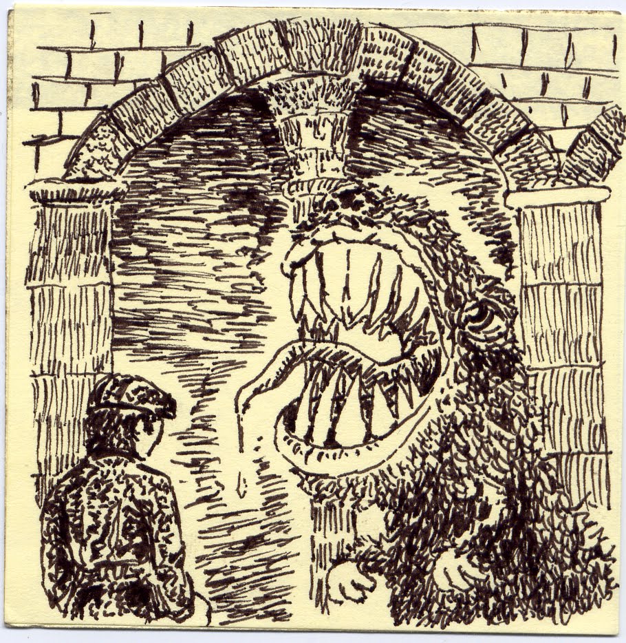 M D Jackson Art POST IT NOTE DRAWING 1 m-d-jackson-art-post-it-note-drawing-1