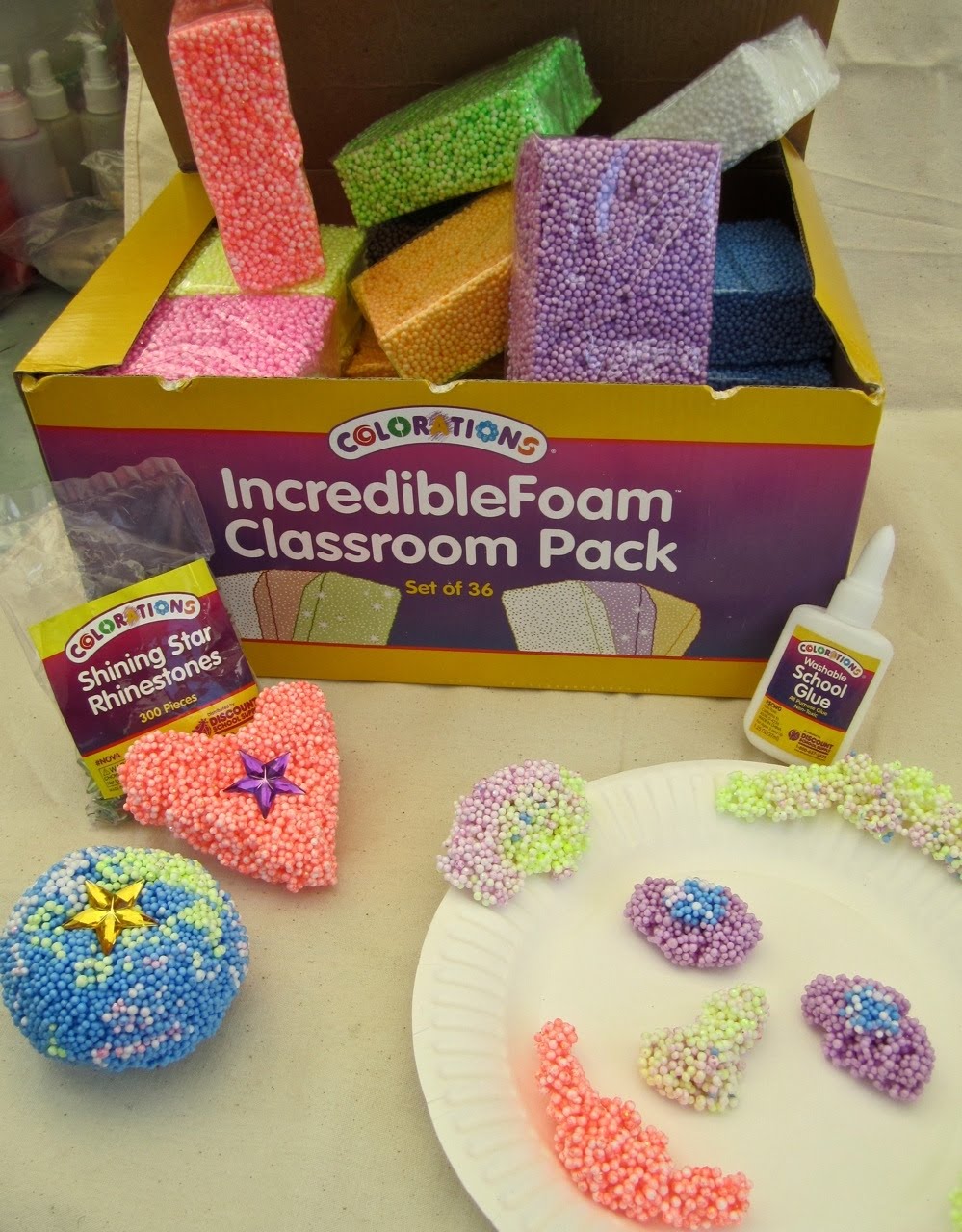 Art and Creativity: IncredibleFoam® Dough: Delightful, No Mess Art