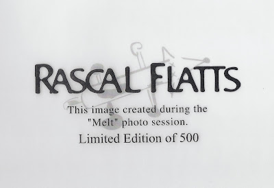 Carolina Treasures: Rascal Flatts Autographed Melt Cover Ltd Edition Photo