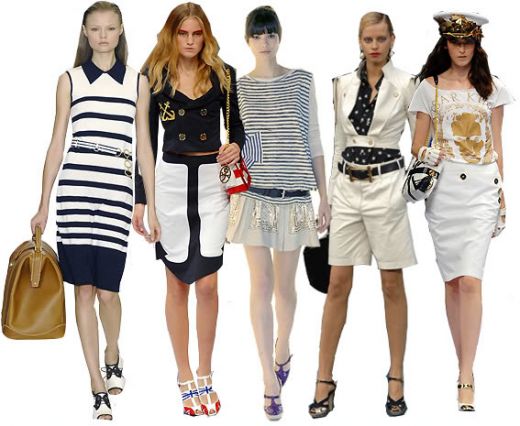 Running in Heels: Set Sail For The S.S. Nautical Fashion!