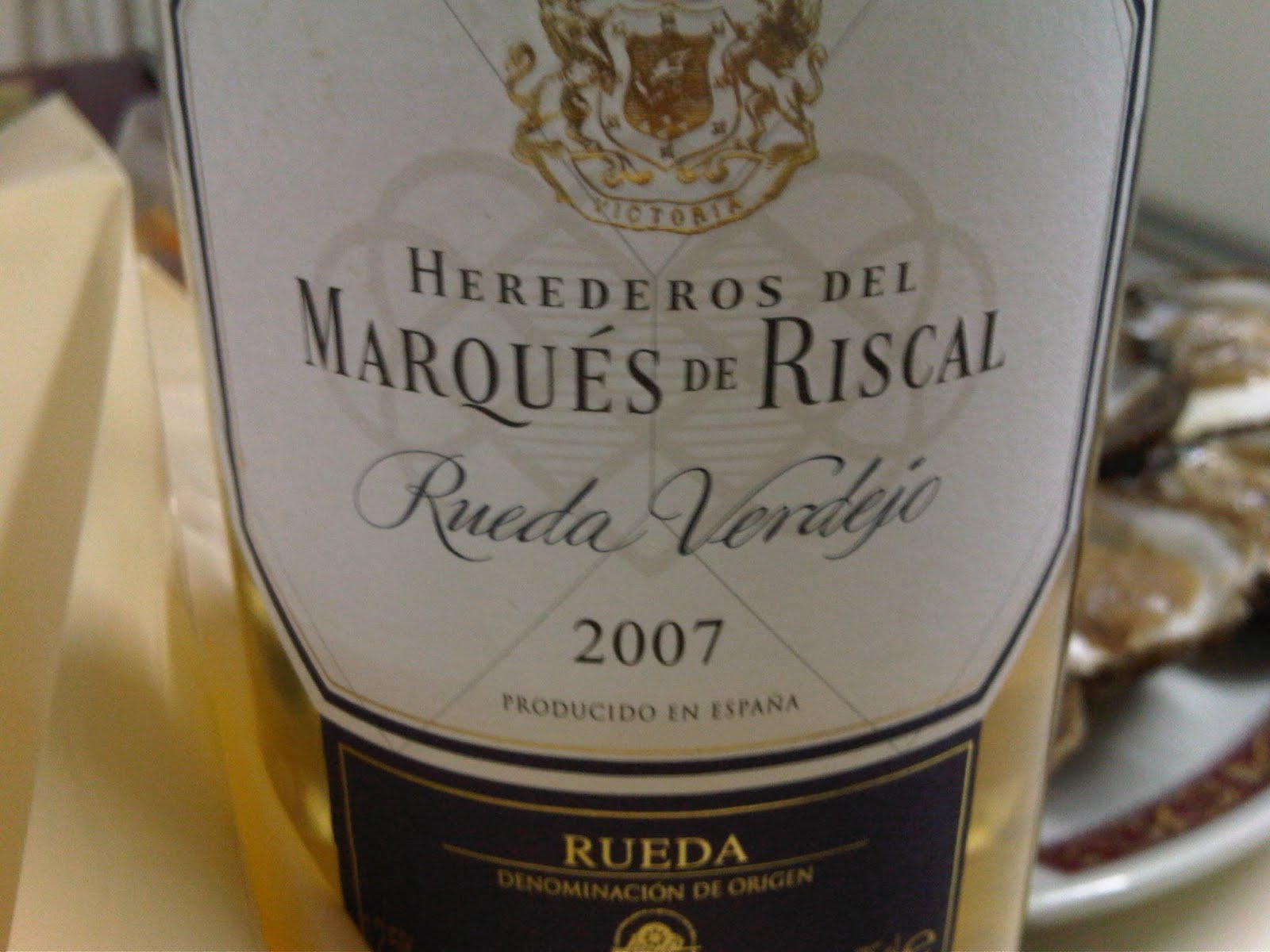 Herederos del marqués de riscal verdejo rueda 2007.