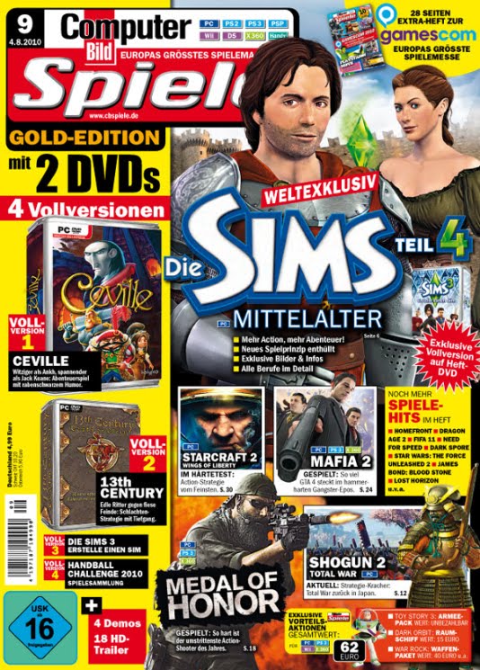 SeltsameSpiele: Computerbild Spiele 9/2010