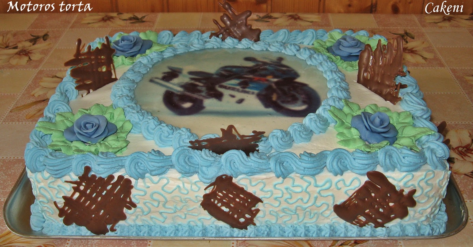 Kreativ Torta: Motoros torta