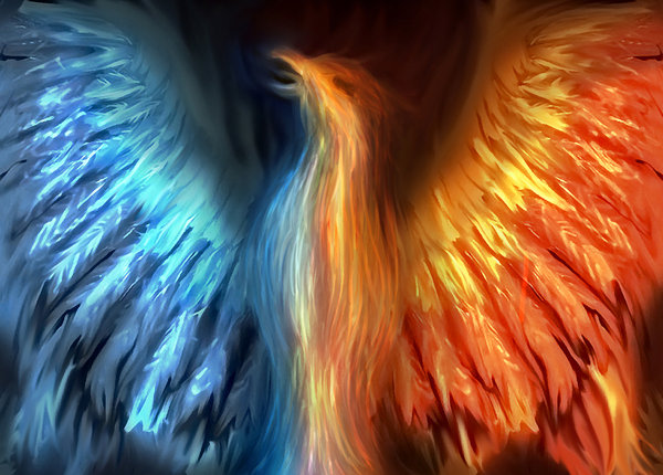 Fenix de fuego azul - Imagui