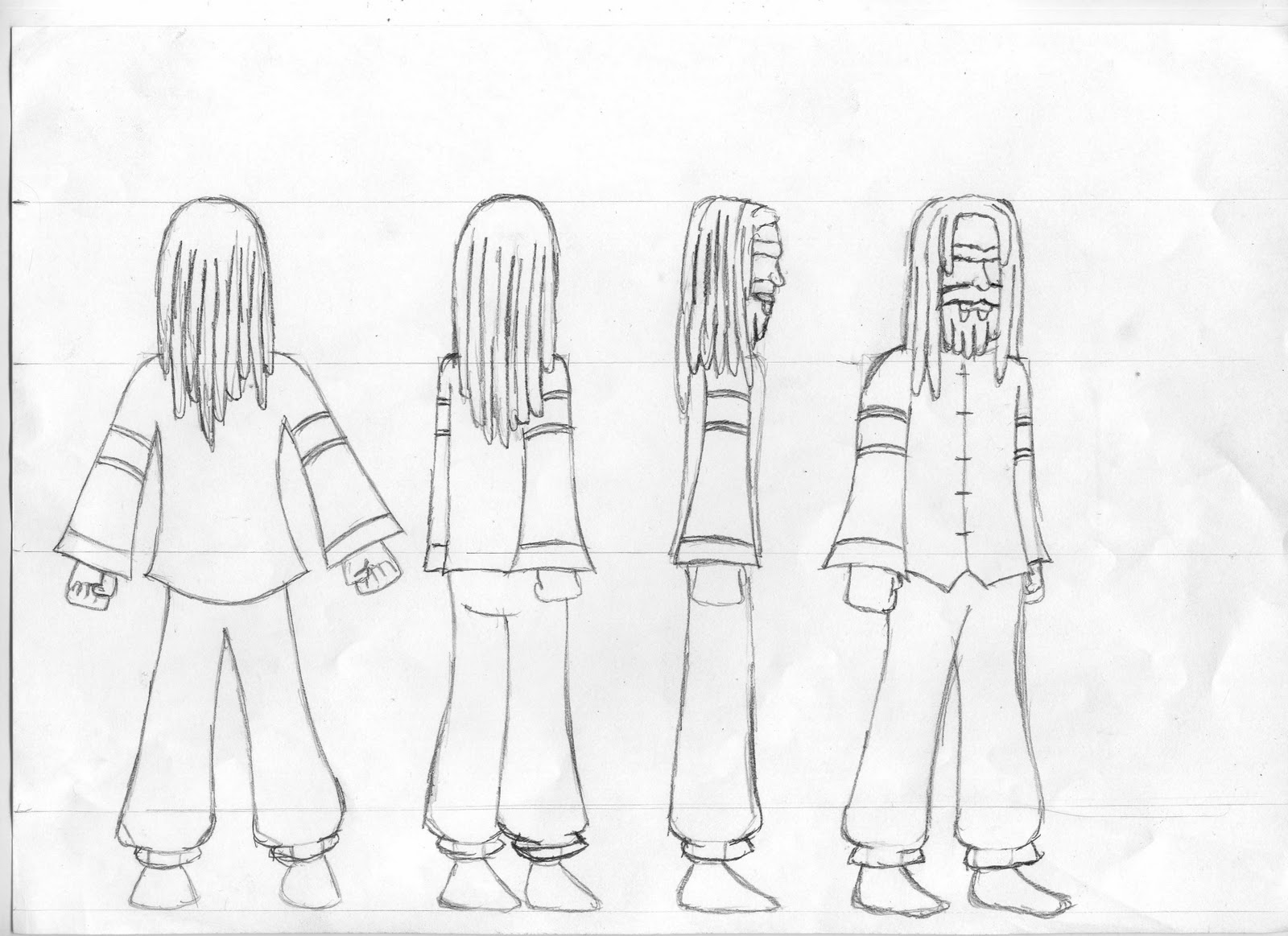 Turtle Style: Model Sheets; Master Rasta