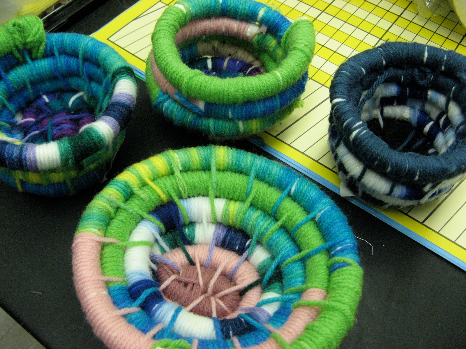 Mrs. Clause's Creative Classroom: 5th Grade Coiled Baskets
