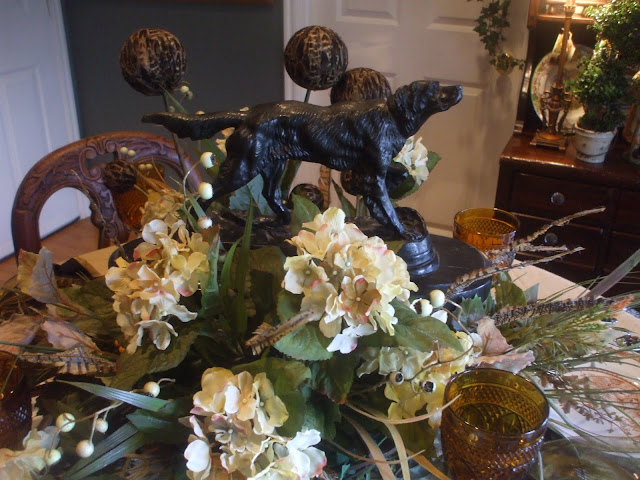 A Hunting We Will Go Tablescape & Winner