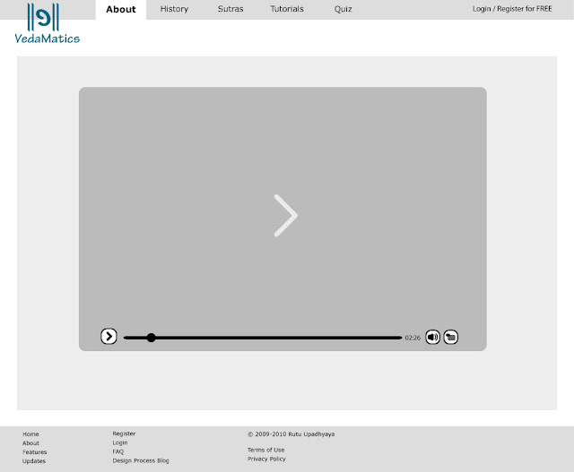 VedaMatics: Wireframes - 3