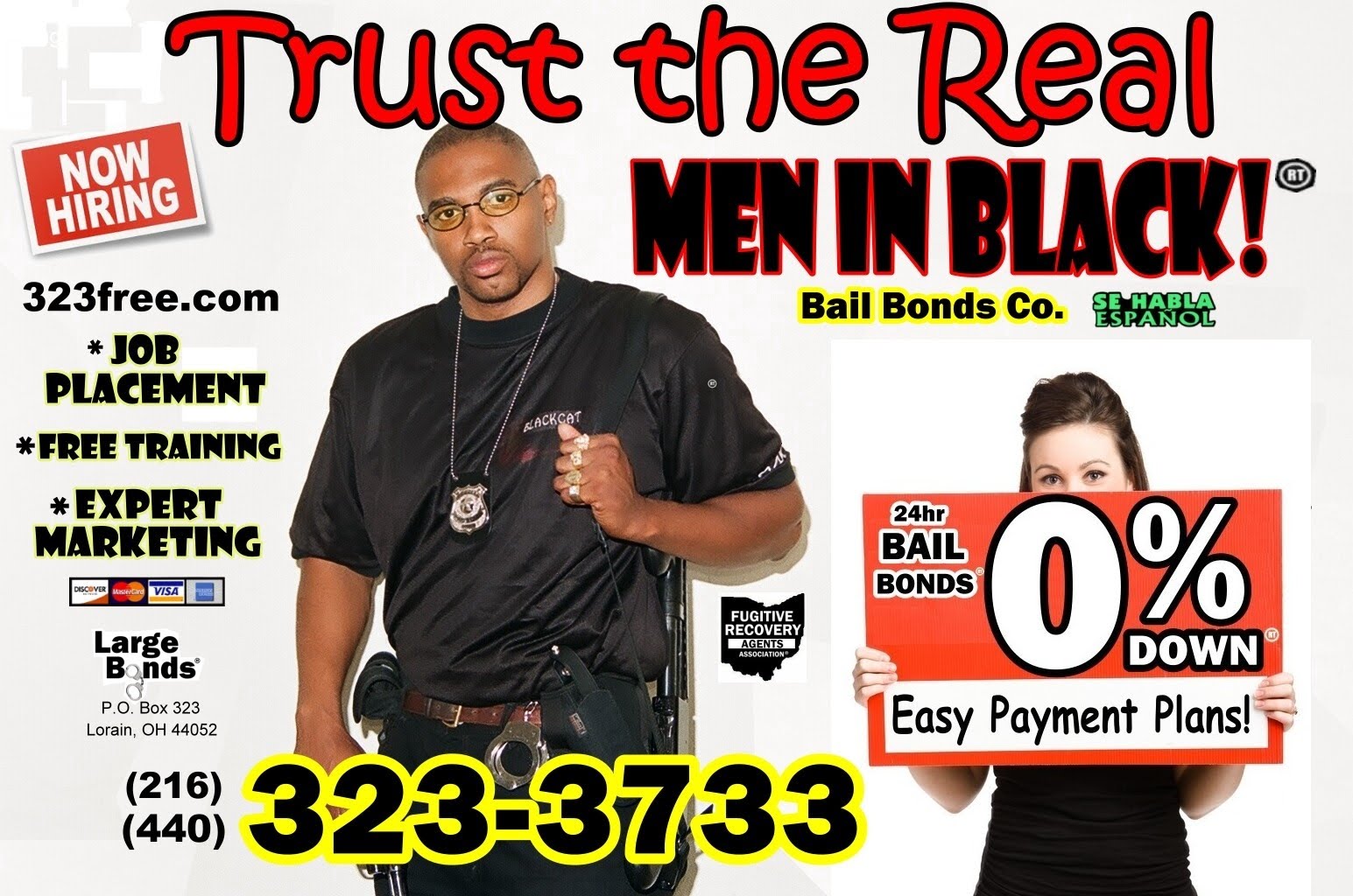 Rap Phenomenon®: Trust the Real Men in Black™ 0% Down™ Bail Bonds Ad ...