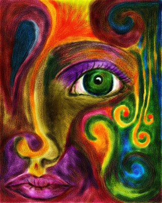 all things inspiring: Expressionist Self Portrait