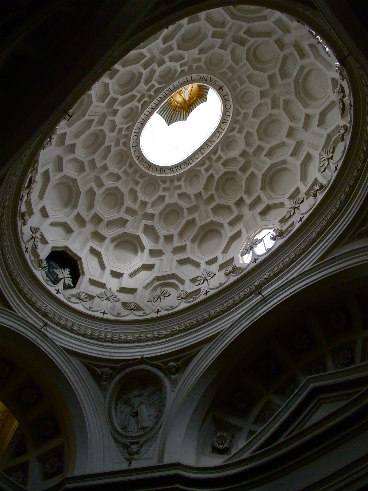 guttae: Francesco Borromini: Dome of San Carlo alle Quattro Fontane, Rome