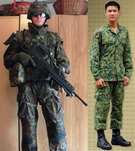南洋之子: Rant on Singapore new Army uniform