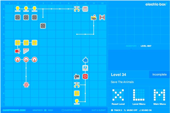 Game Walkthroughs (Oyun Çözümleri): Electric Box 2 Walktrough