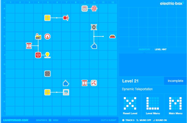 Game Walkthroughs (Oyun Çözümleri): Electric Box 2 Walktrough