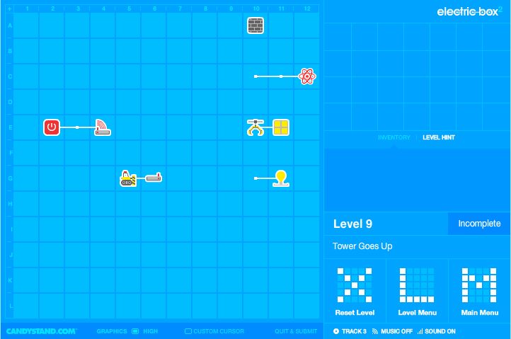 Game Walkthroughs (Oyun Çözümleri): Electric Box 2 Walktrough