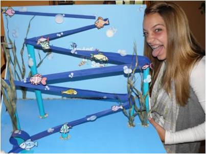 Whitham Physics: Marble Roller Coaster Examples