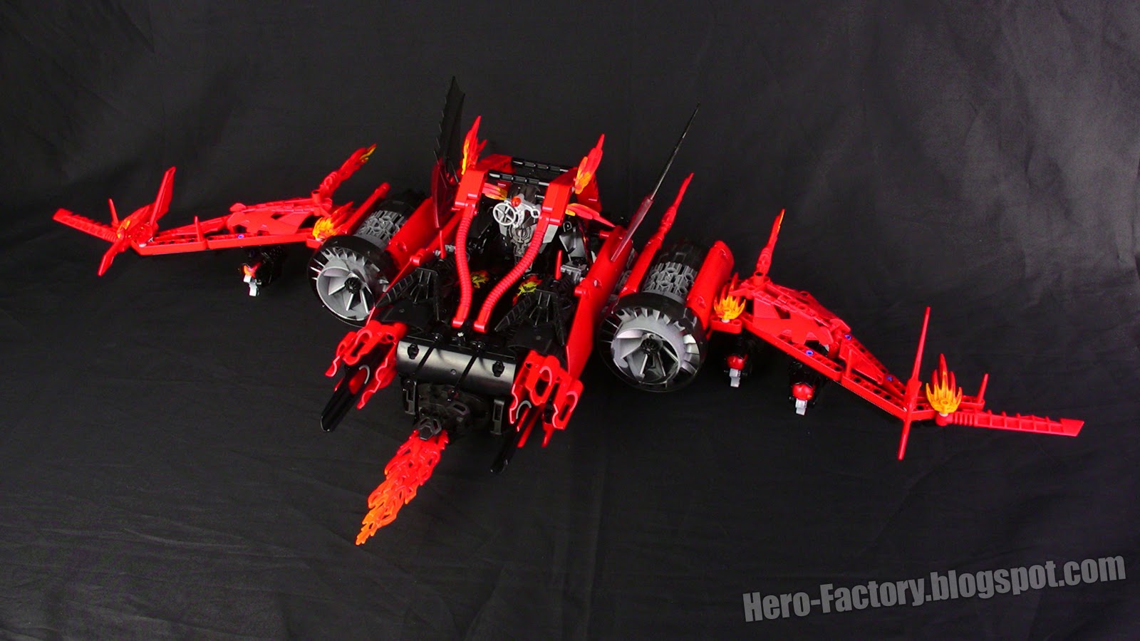 LEGO Hero Factory MOC: Maelstrom + Gunship "Fire Storm"