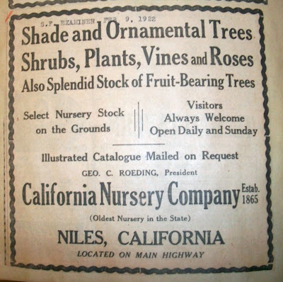 Niles - Home, Sweet Home!: Niles - The California Nursery Company and ...