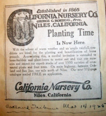 Niles - Home, Sweet Home!: Niles - The California Nursery Company and ...