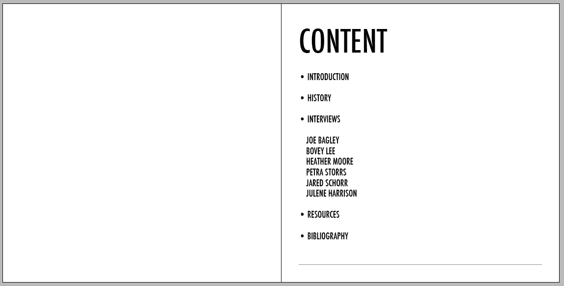 Design Context: Context Book - Layouts