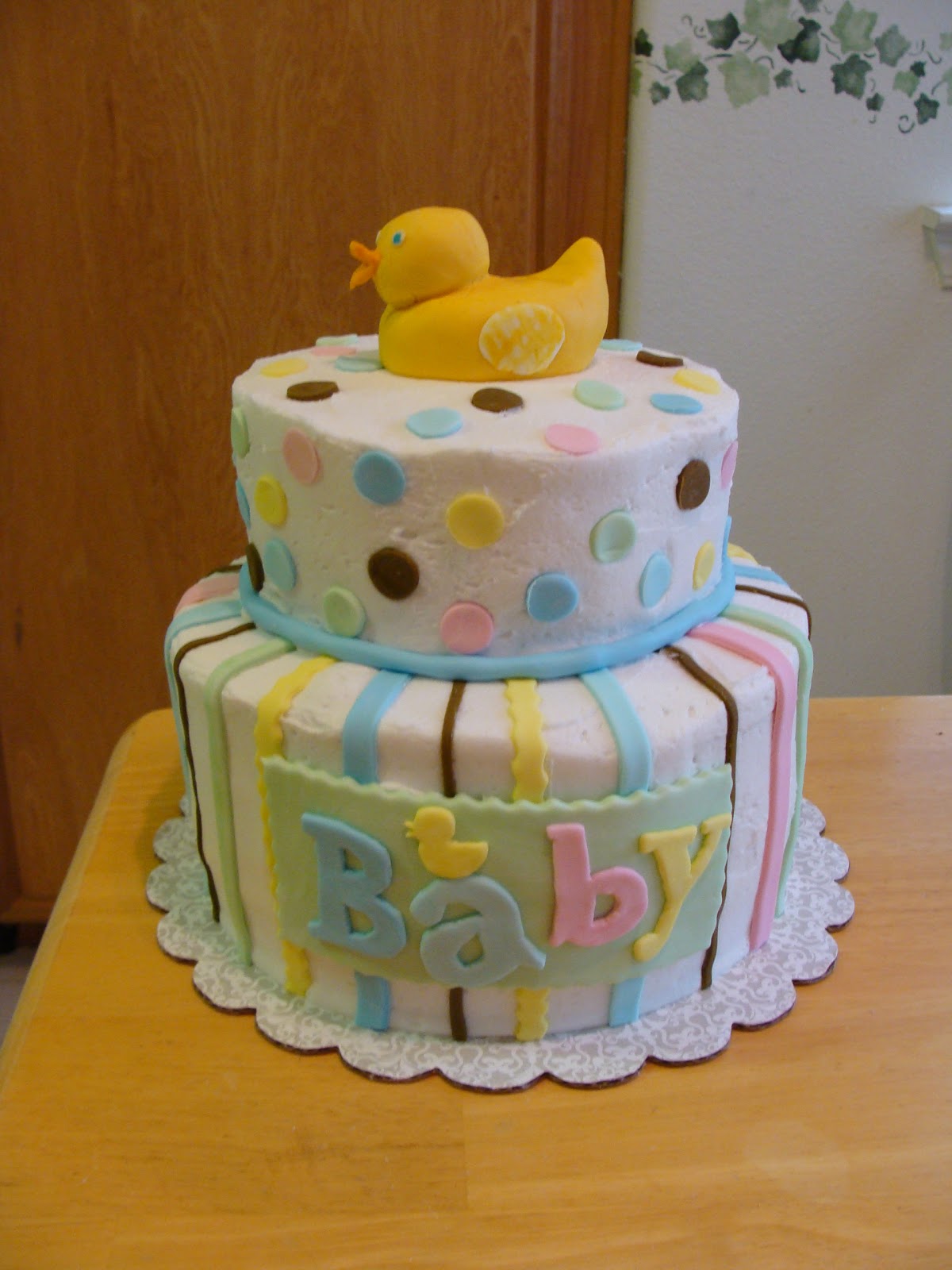 Jo's Cakes: 2 layer Baby shower