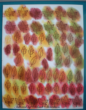 Selma's Stamping Corner and Floral Designs: Tutorial on Coloring Autumn ...