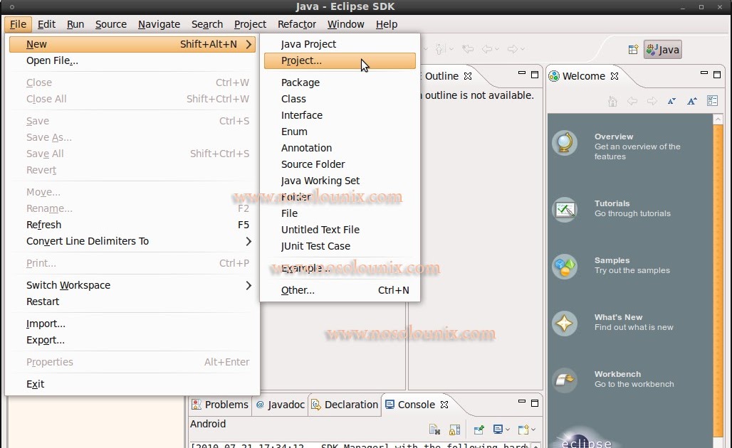 Crear Un Proyecto Android En Eclipse No Solo Unix Gnu Linux