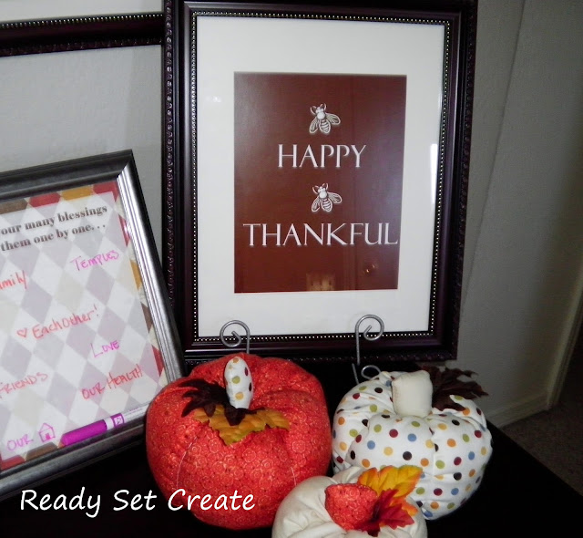 Ready, Set, Create!!: Bee Thankful Thanksgiving Printable