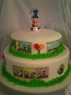 Karen Nakamura - Gifts from the kitchen: Bolo decorado - Turma da Mônica