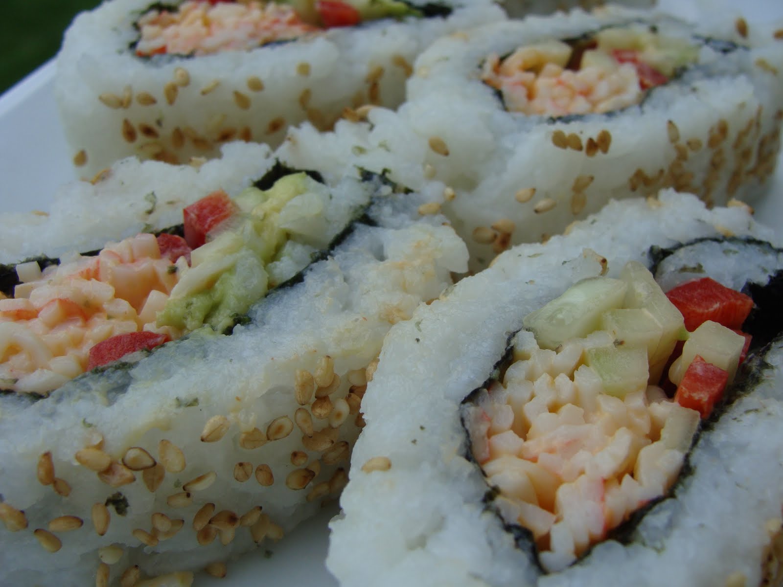 The Happiest Belly on the Block!: Spicy California Rolls with Wasabi ...