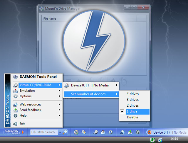 Daemon Tools emulator Drive. - Computer Accessories