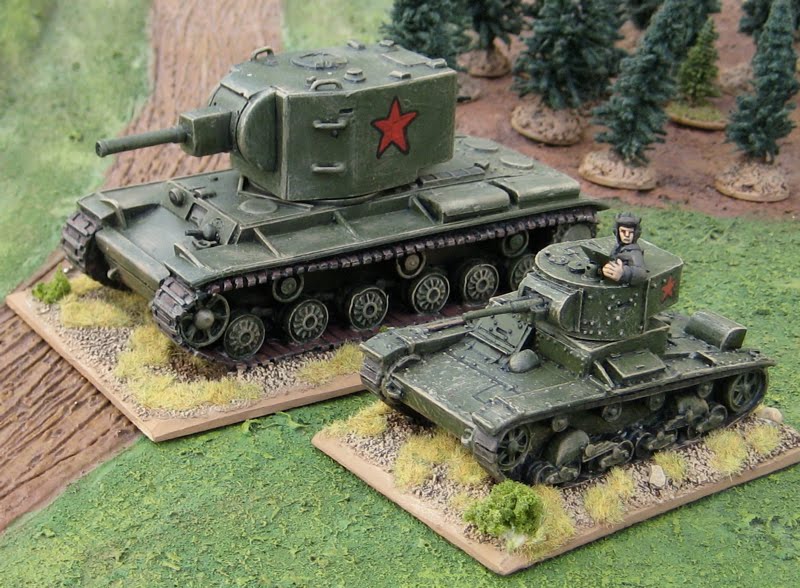 Tim's Miniature Wargaming Blog: Soviet T-26 tank