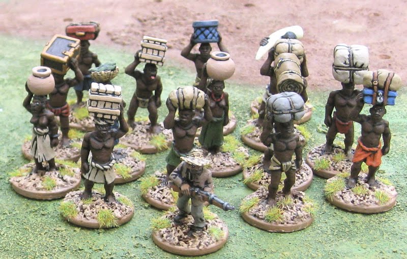 Tim's Miniature Wargaming Blog: African Porters