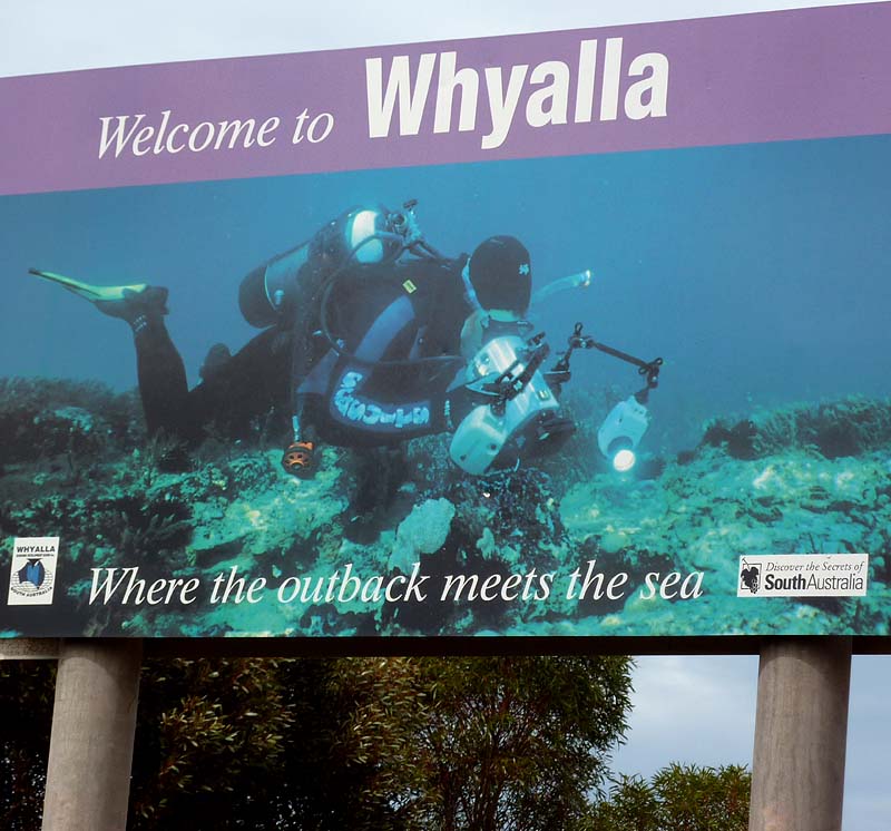 Alex and Bob`s Blue Sky Scotland: Whyalla.South Australia.
