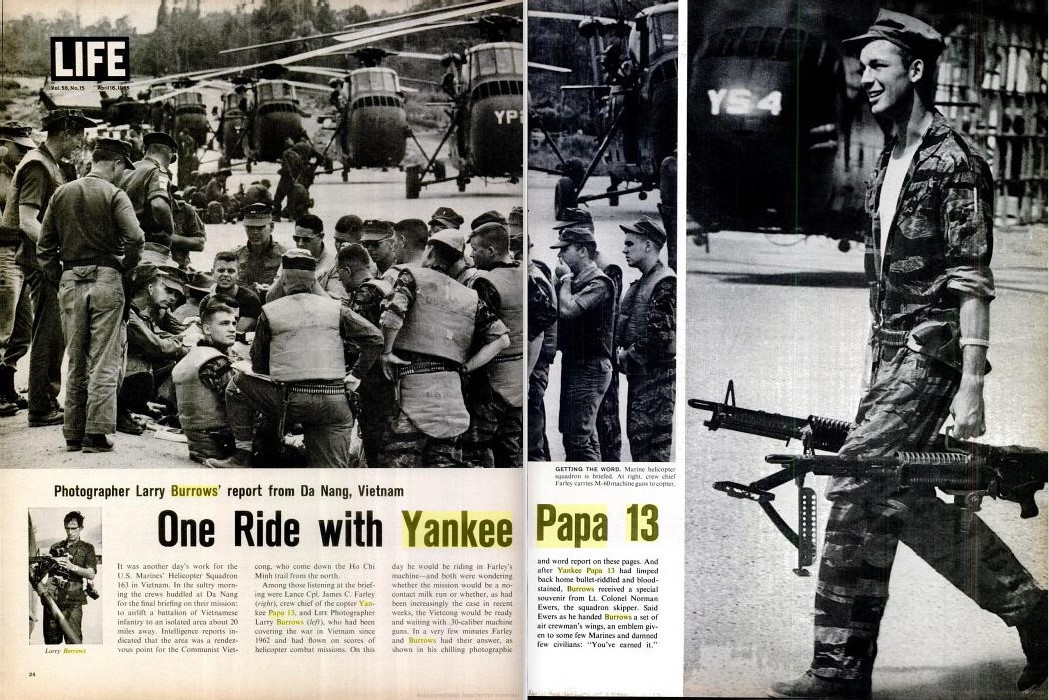 Bint photoBooks on INTernet: One Ride with Yankee Papa 13 Larry Burrows ...